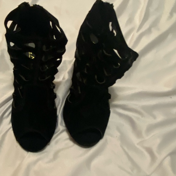 Anne Michelle | Shoes | Anne Michelle Black High Heel Sandals | Poshmark